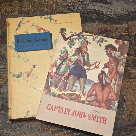 Other | 2 Old School Books 1st Edition Captain John Smith Widening ...